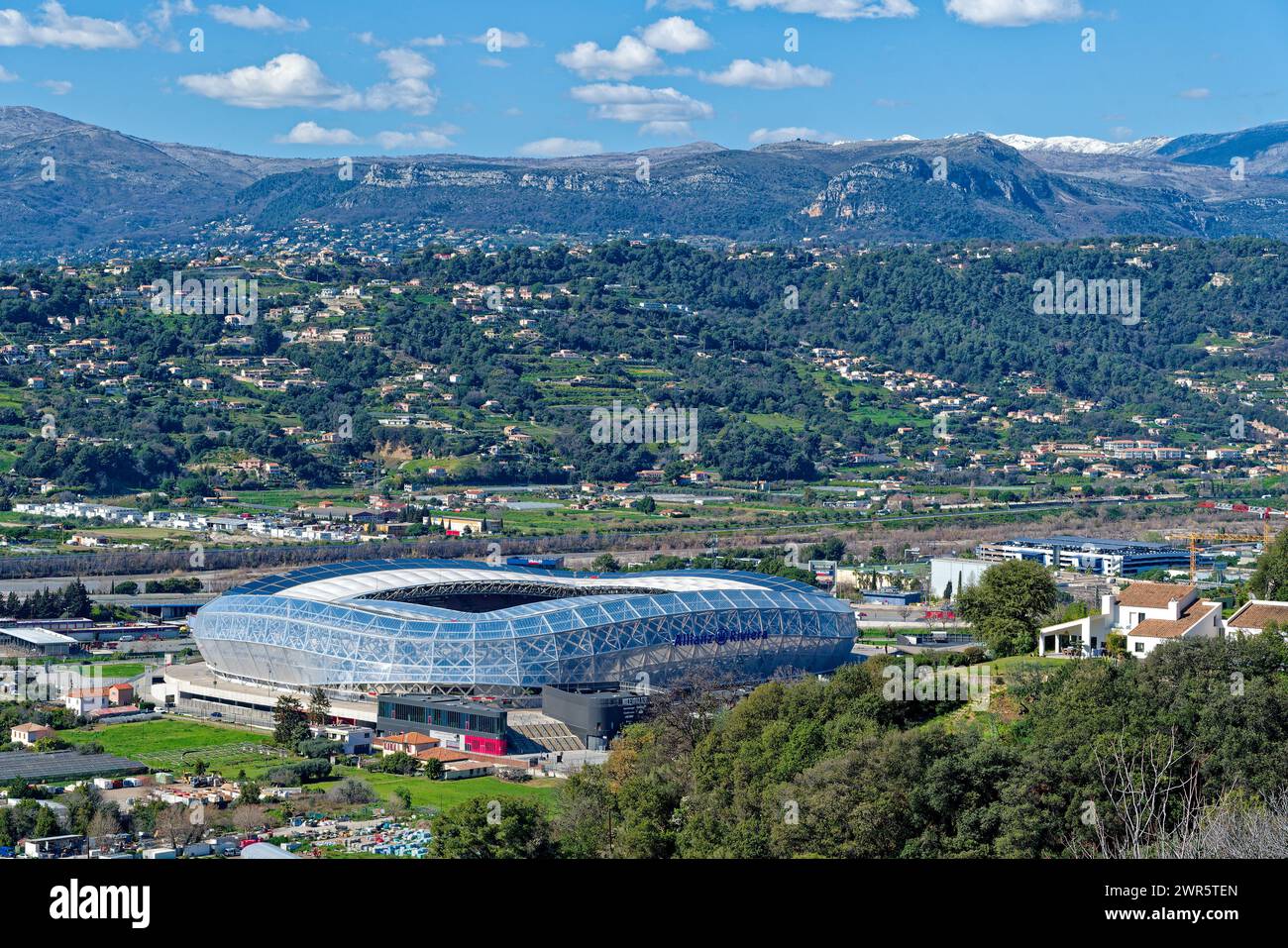 Multi-function arena Allianz Rivera in Nice, in the Var department ...