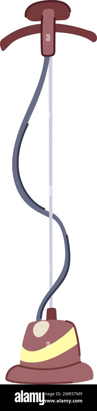 laundry garment steamer cartoon vector illustration Stock Vector Image ...