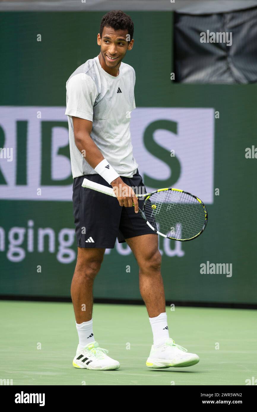 Indian Wells, California, USA. 10th Mar, 2024. Felix Auger-Aliassime of ...