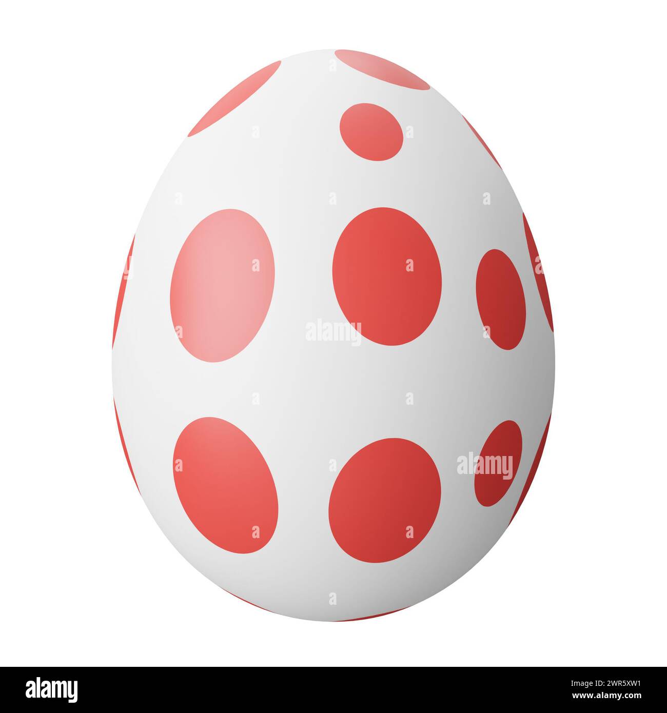 easter egg dot isolated 3d render illustration Stock Photo - Alamy