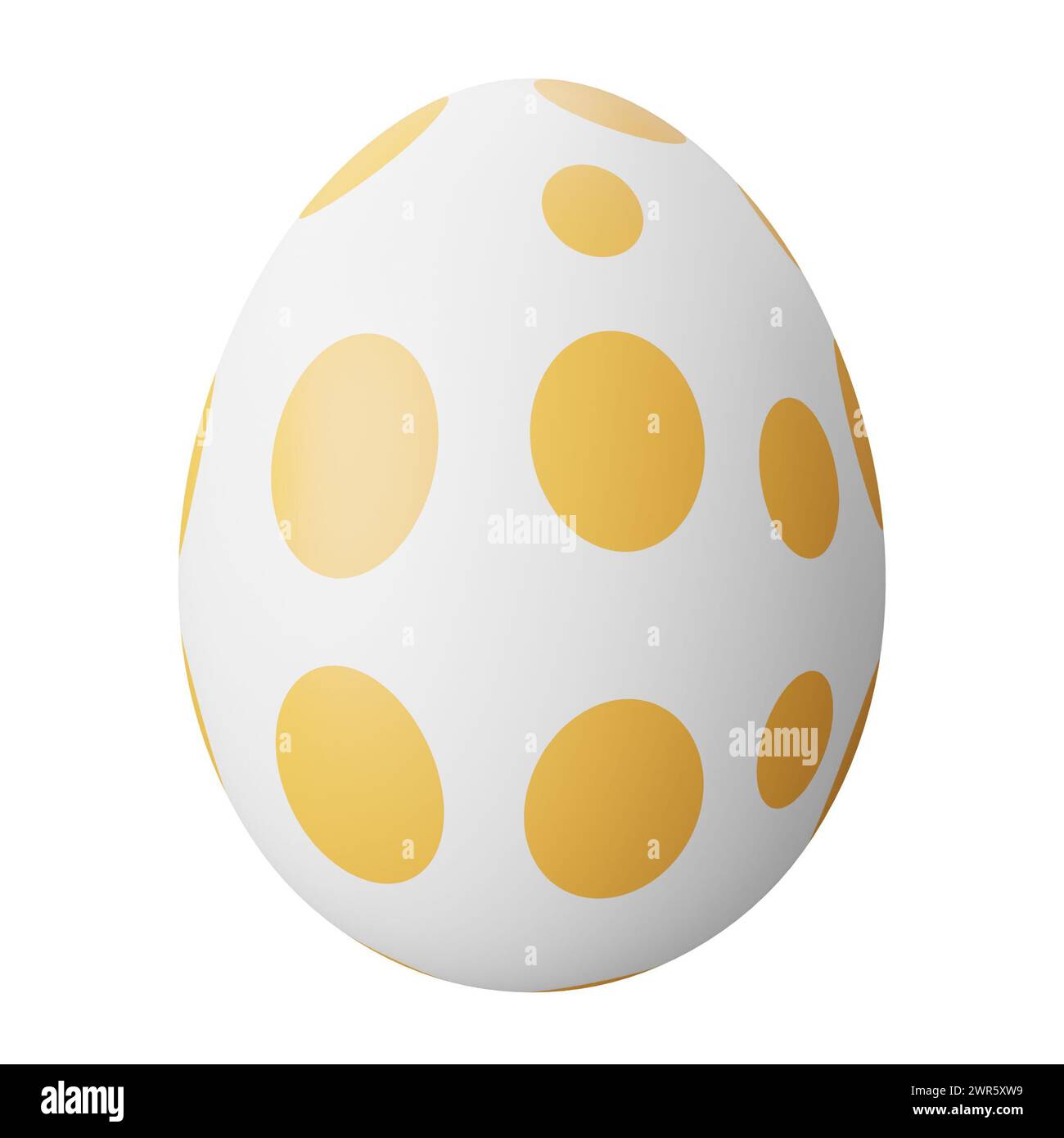 easter egg dot isolated 3d render illustration Stock Photo - Alamy