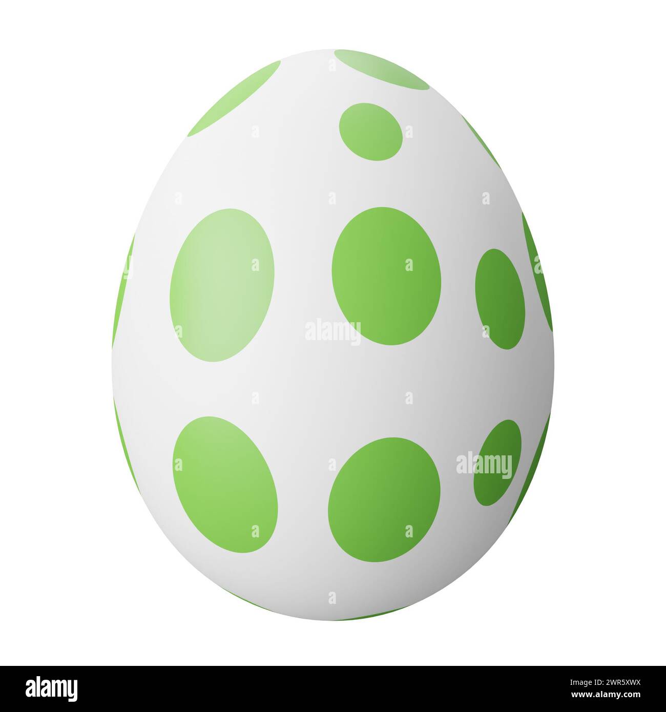 easter egg dot isolated 3d render illustration Stock Photo - Alamy