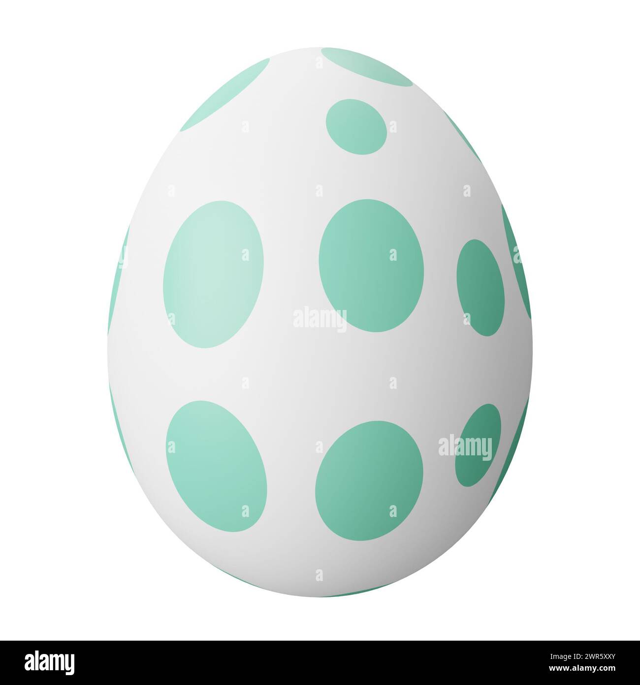 easter egg dot isolated 3d render illustration Stock Photo - Alamy