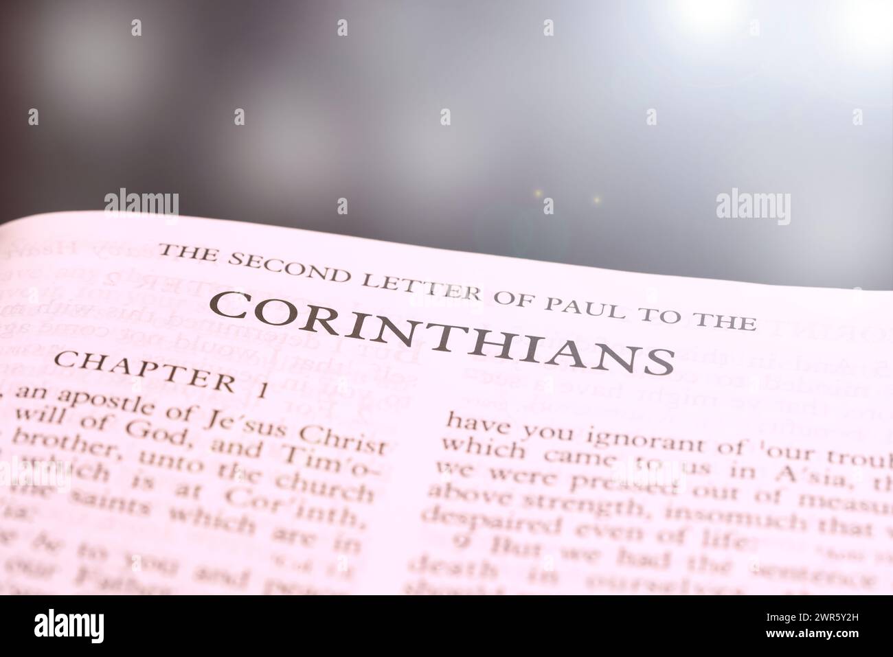 Open Holybile Book Index The second letter of paul to the corinthians ...