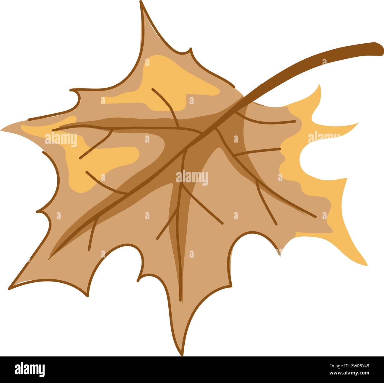 Leaves Maple Leaf Cartoon Vector Illustration Stock Vector Image And Art