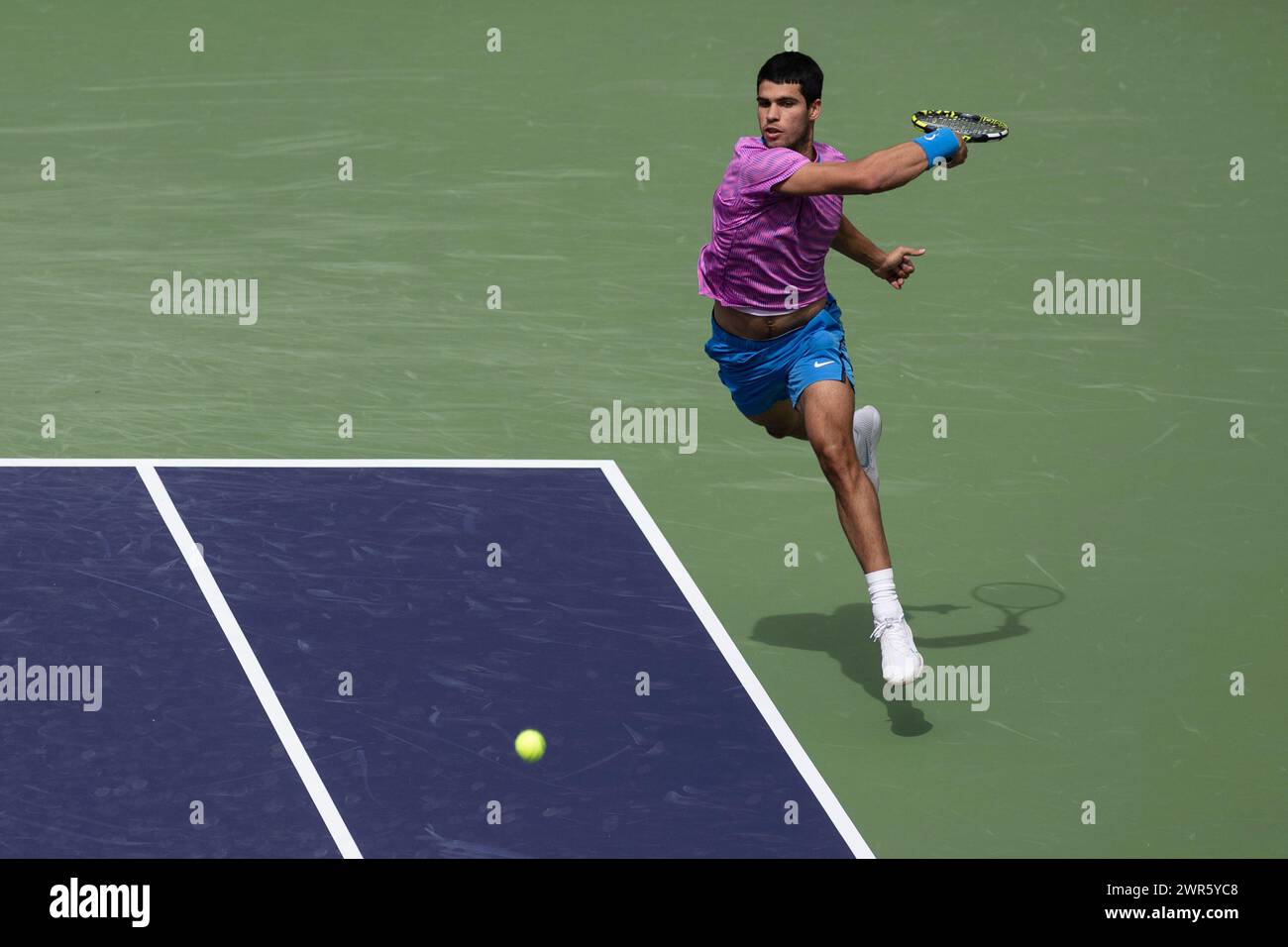 March 10, 2024: Carlos Alcaraz of Spain defeated Felix Auger-Aliassime ...