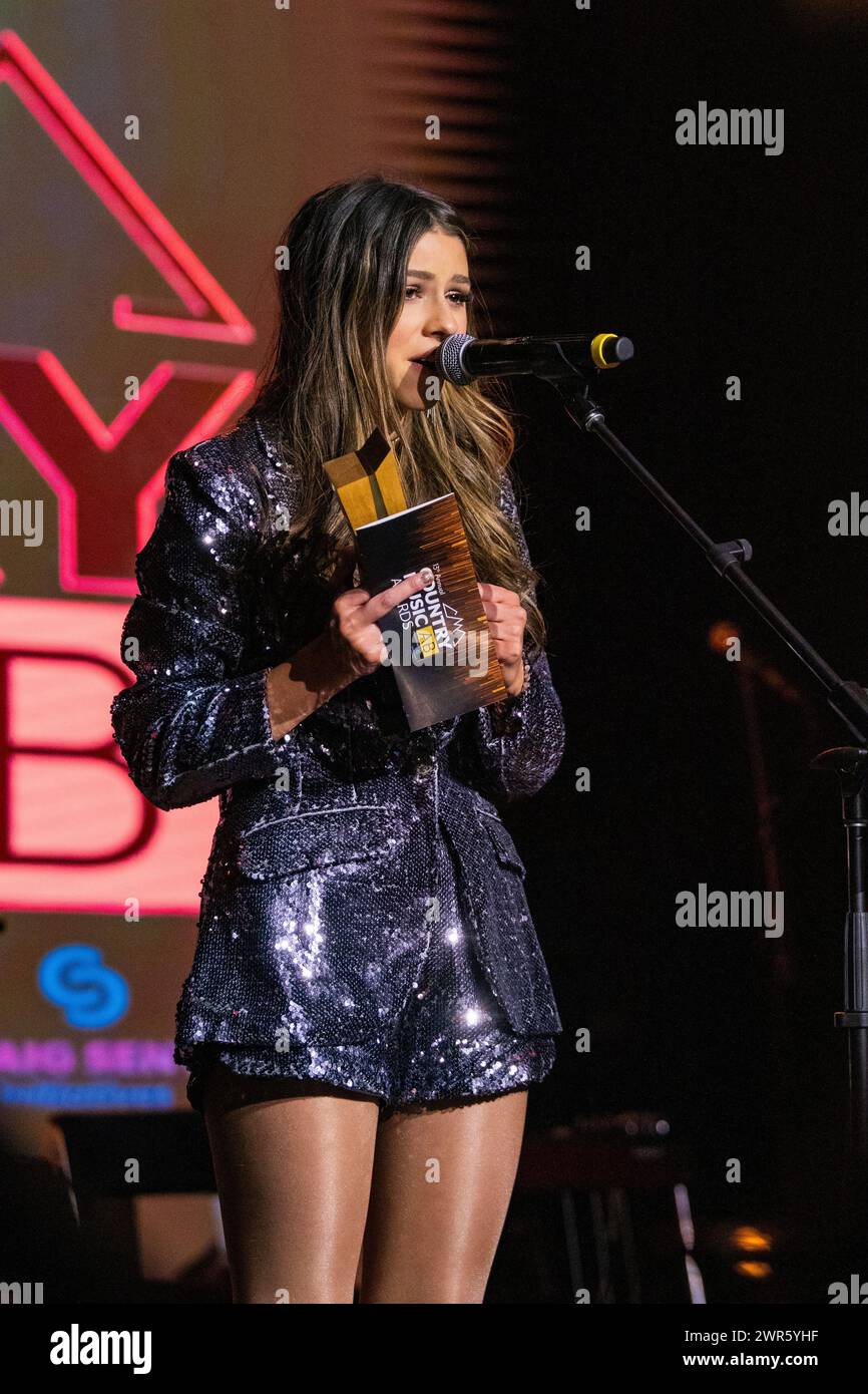 Hailey Benedict receives the Award of Interactive Artist of the Year at ...