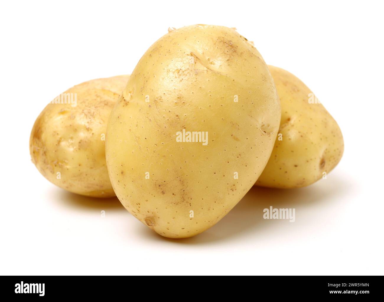 potato on white background Stock Photo - Alamy