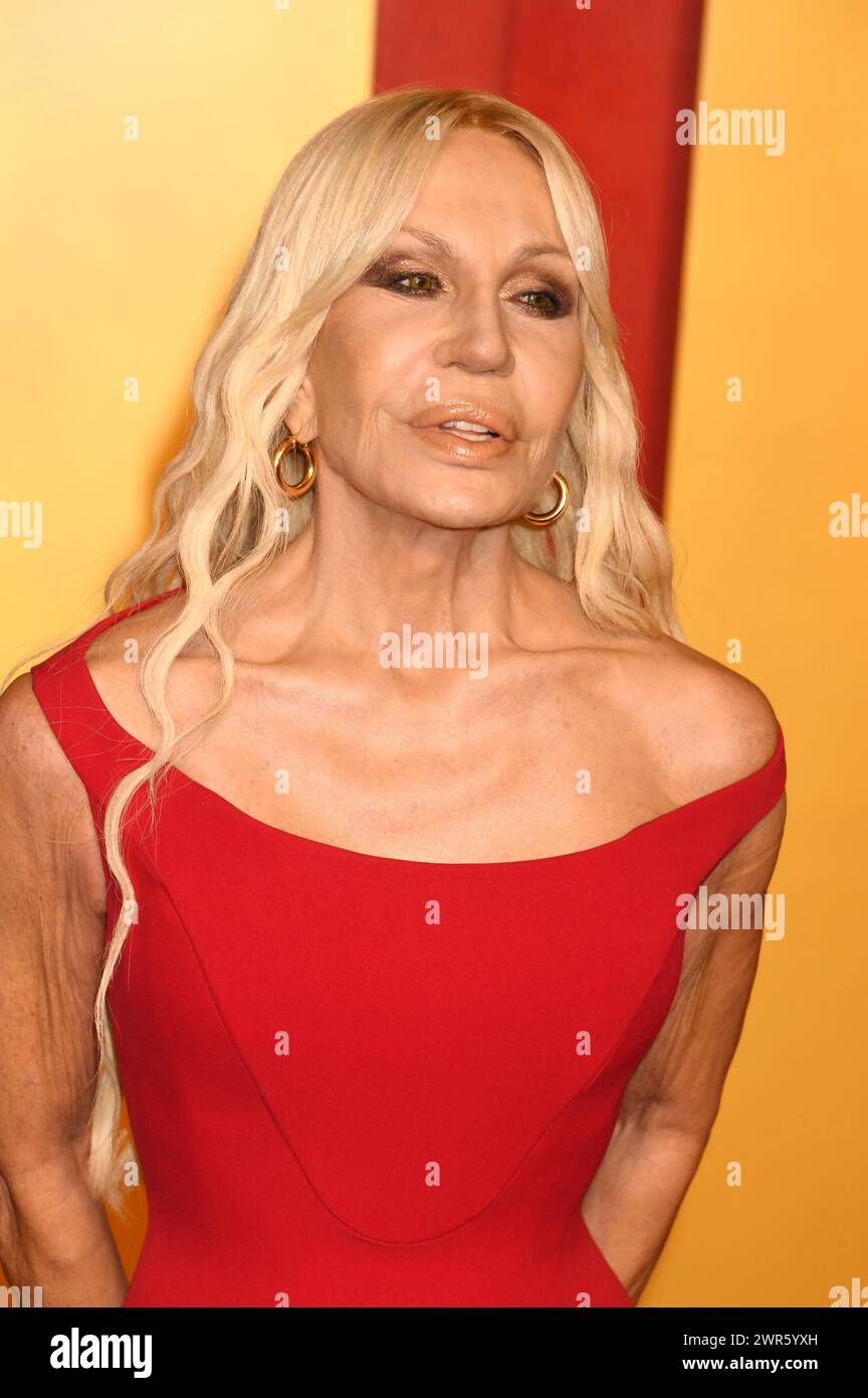 Beverly Hills, Ca. 10th Mar, 2024. Donatella Versace at the 30th Vanity ...
