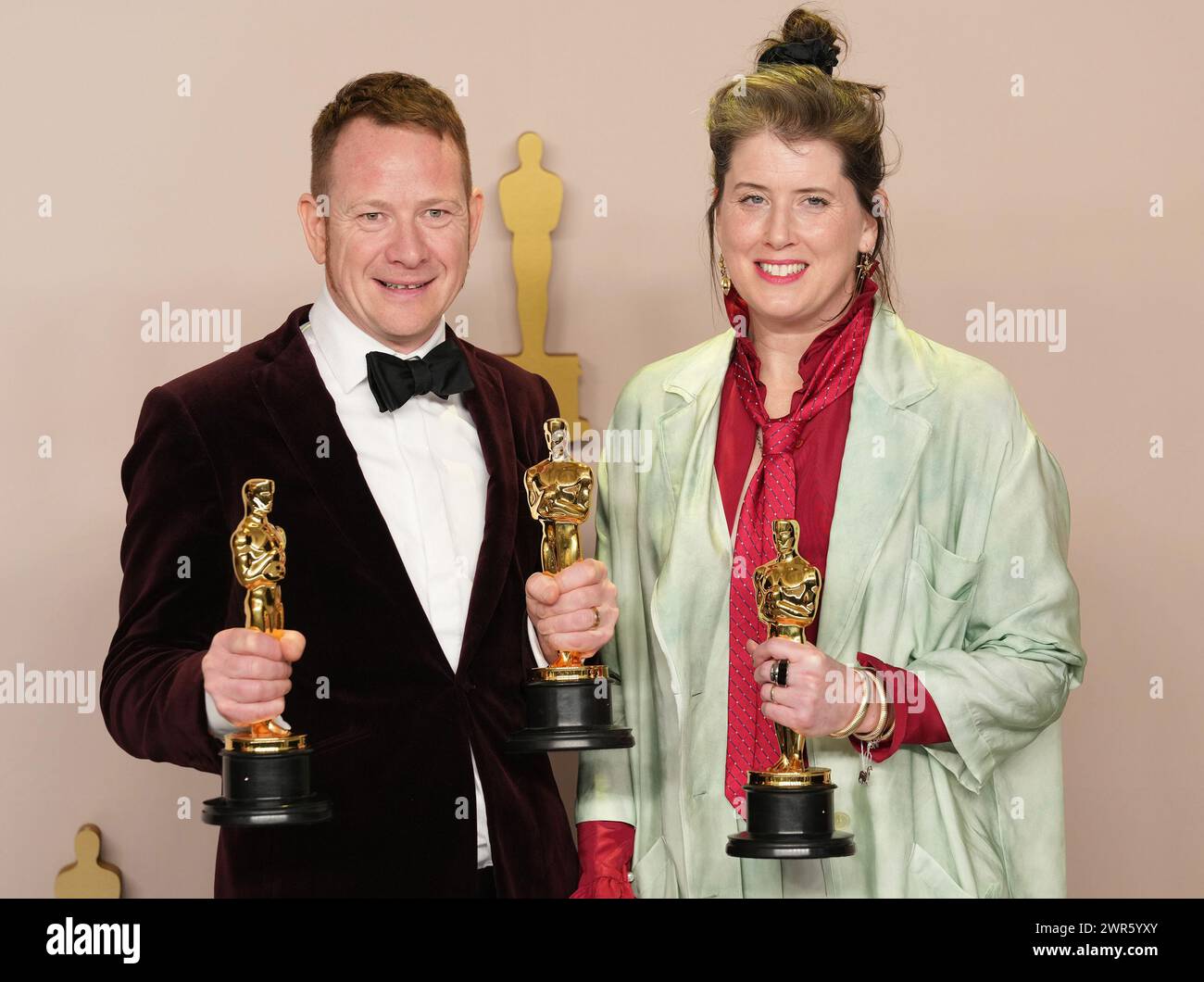 Los Angeles, USA. 10th Mar, 2024. (L-R) James Price and Shona Heath ...