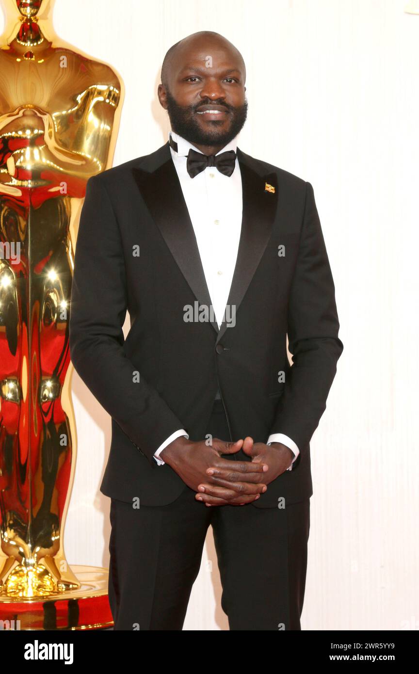Moses Bwayo bei der Oscar Verleihung 2024 / 96th Annual Academy Awards im Dolby Theatre. Los ...
