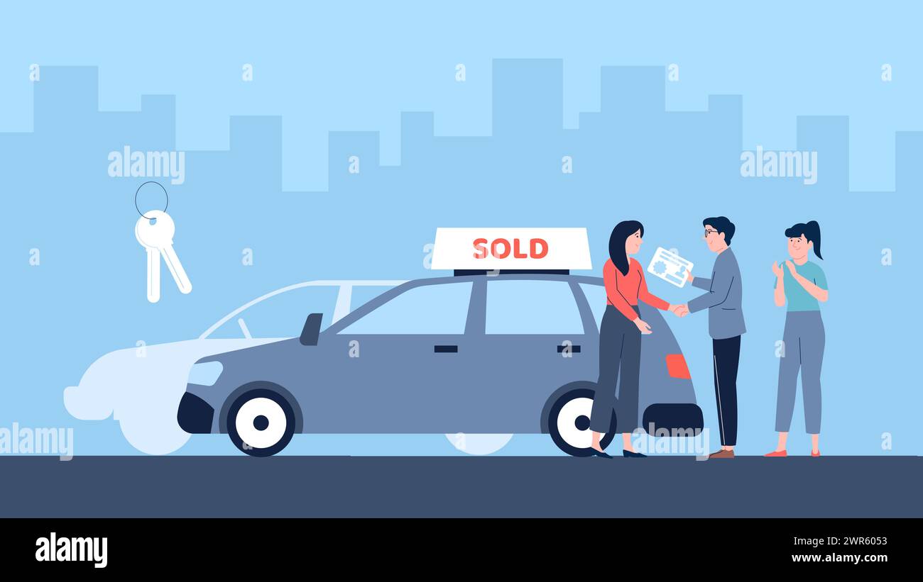 Automobile cars sold Stock Vector Images - Alamy