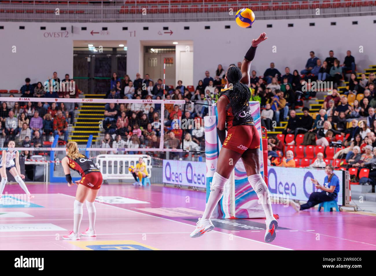 Jessica Rivero Marin (Aeroitalia SMI Roma Volley)during the 24th round ...