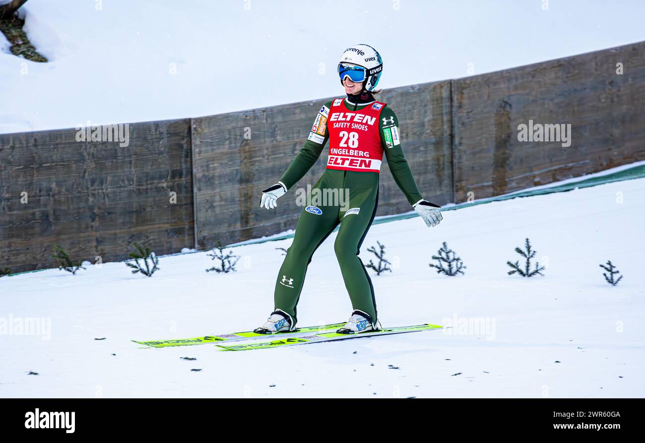 Viessmann Skispringen Weltcup Engelberg, Frauen: Die slowenische ... Viessmann Skispringen Weltcup Engelberg, Frauen: Die slowenische ...