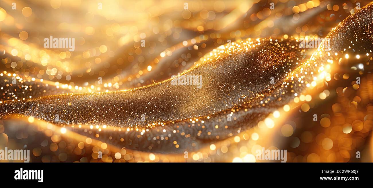 Smooth surface, golden color, glittering Stock Photo - Alamy