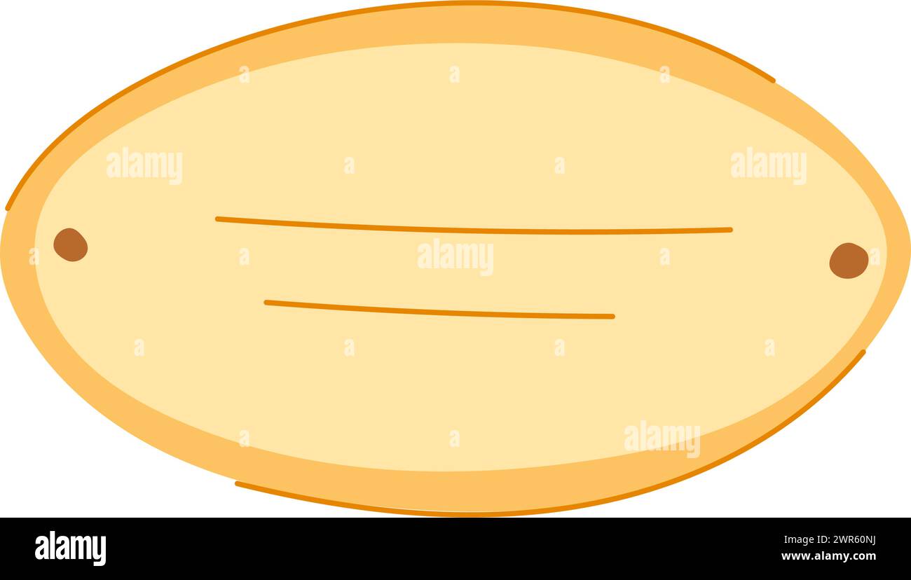 sign nameplate cartoon vector illustration Stock Vector Image & Art - Alamy