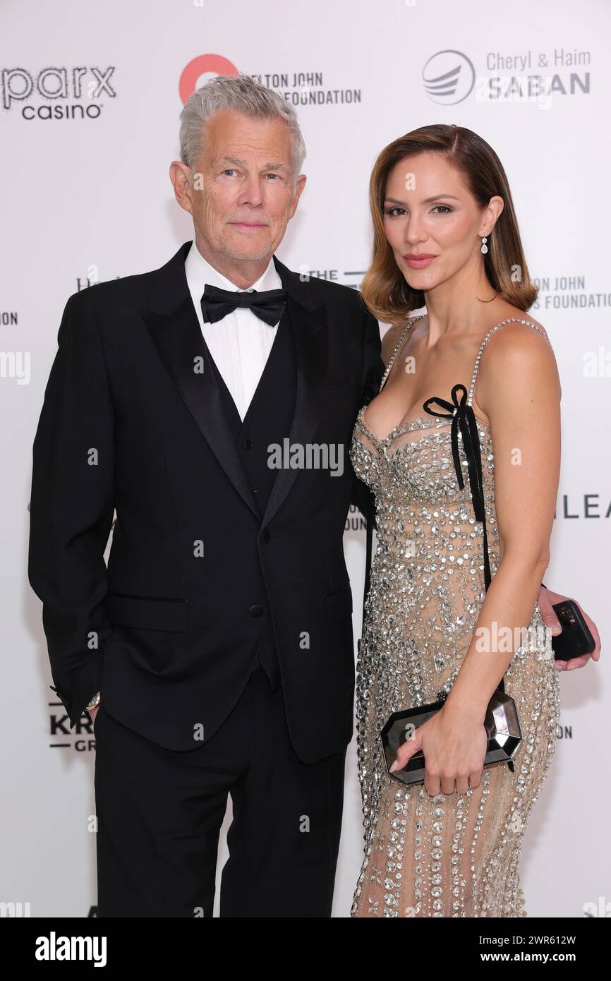 West Hollywood, Ca. 10th Mar, 2024. Katharine McPhee & David Foster at ...
