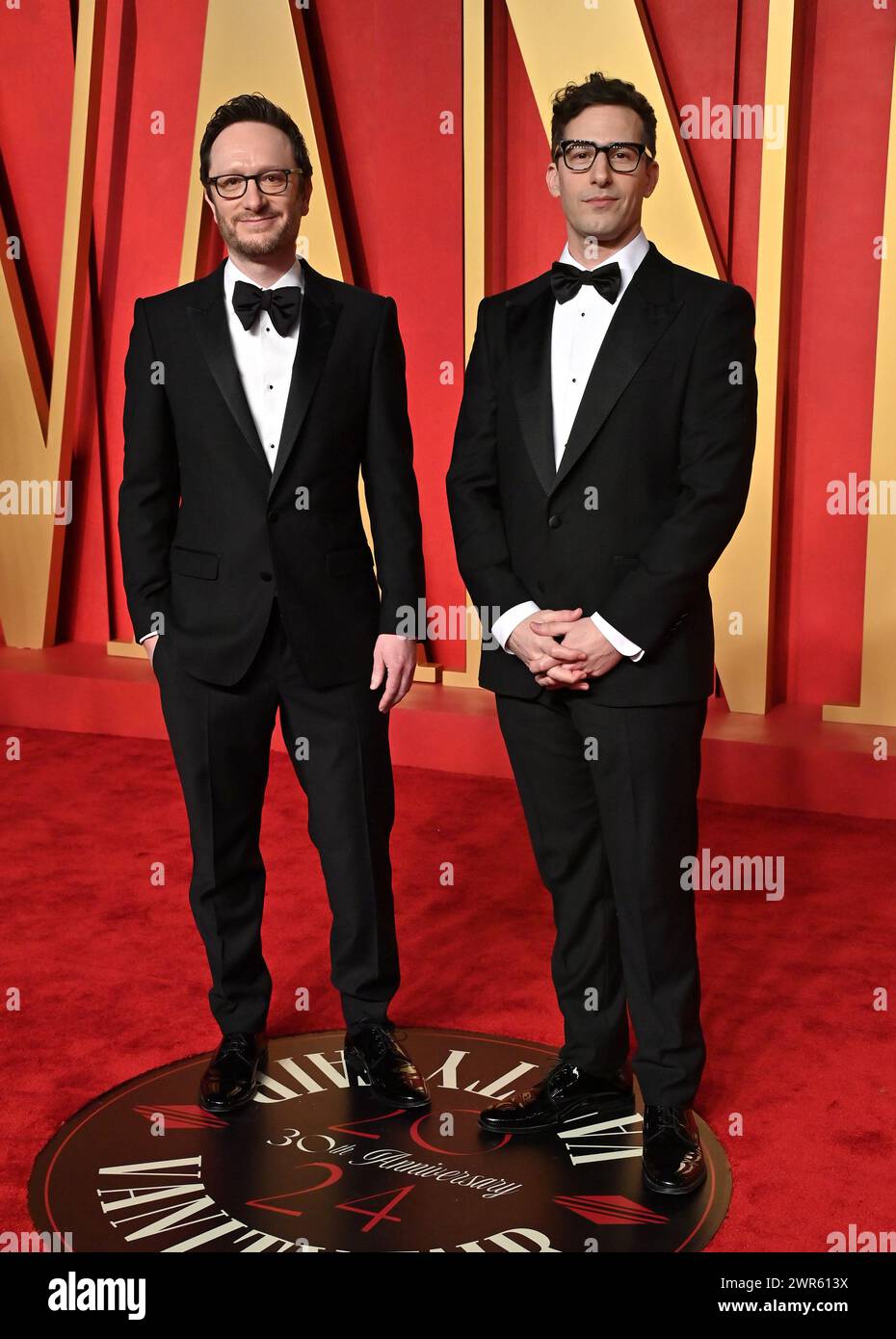Beverly Hills, USA. 10th Mar, 2024. Akiva Schaffer and Andy Samberg ...