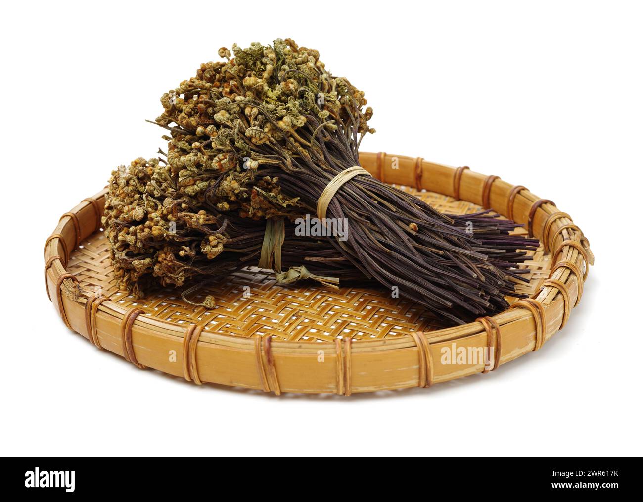 Dry fern bracken on white background Stock Photo - Alamy