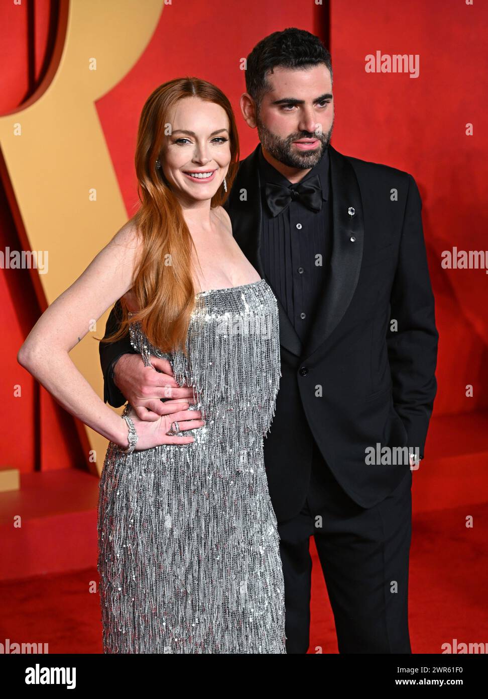 Los Angeles, USA. March 10th, 2024. Lindsay Lohan and Bader Shammas ...