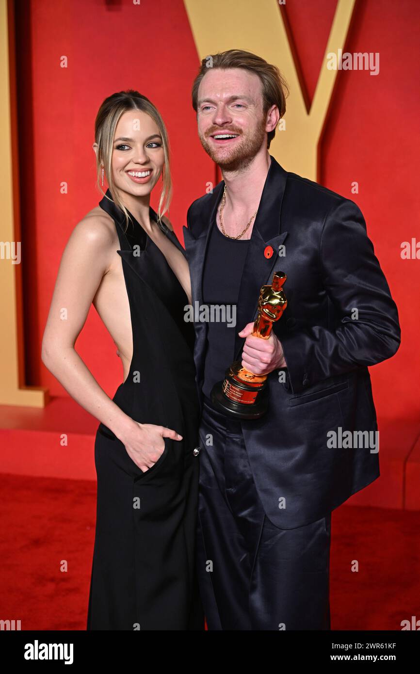 Los Angeles, USA. March 10th, 2024. Claudia Sulewski and Finneas O ...
