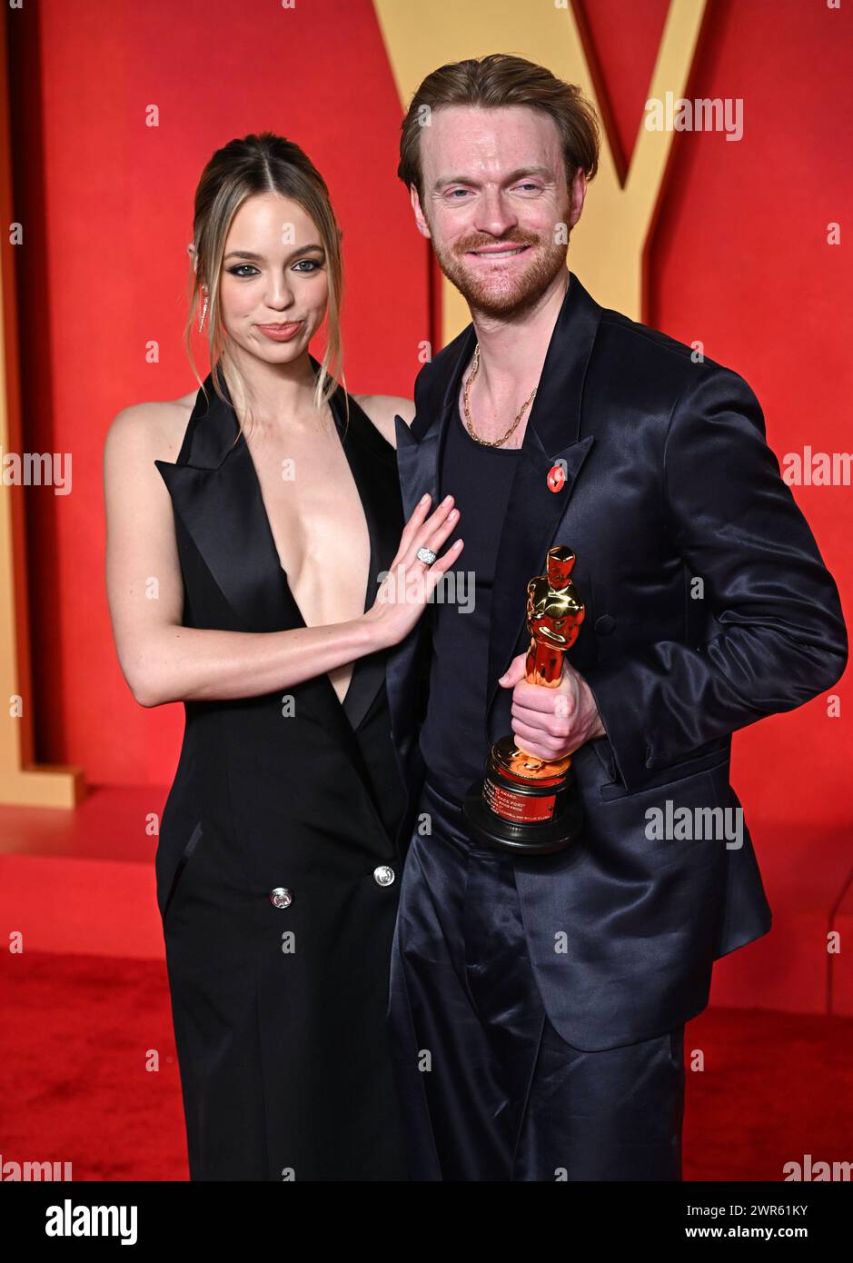 Los Angeles, USA. March 10th, 2024. Claudia Sulewski and Finneas O ...