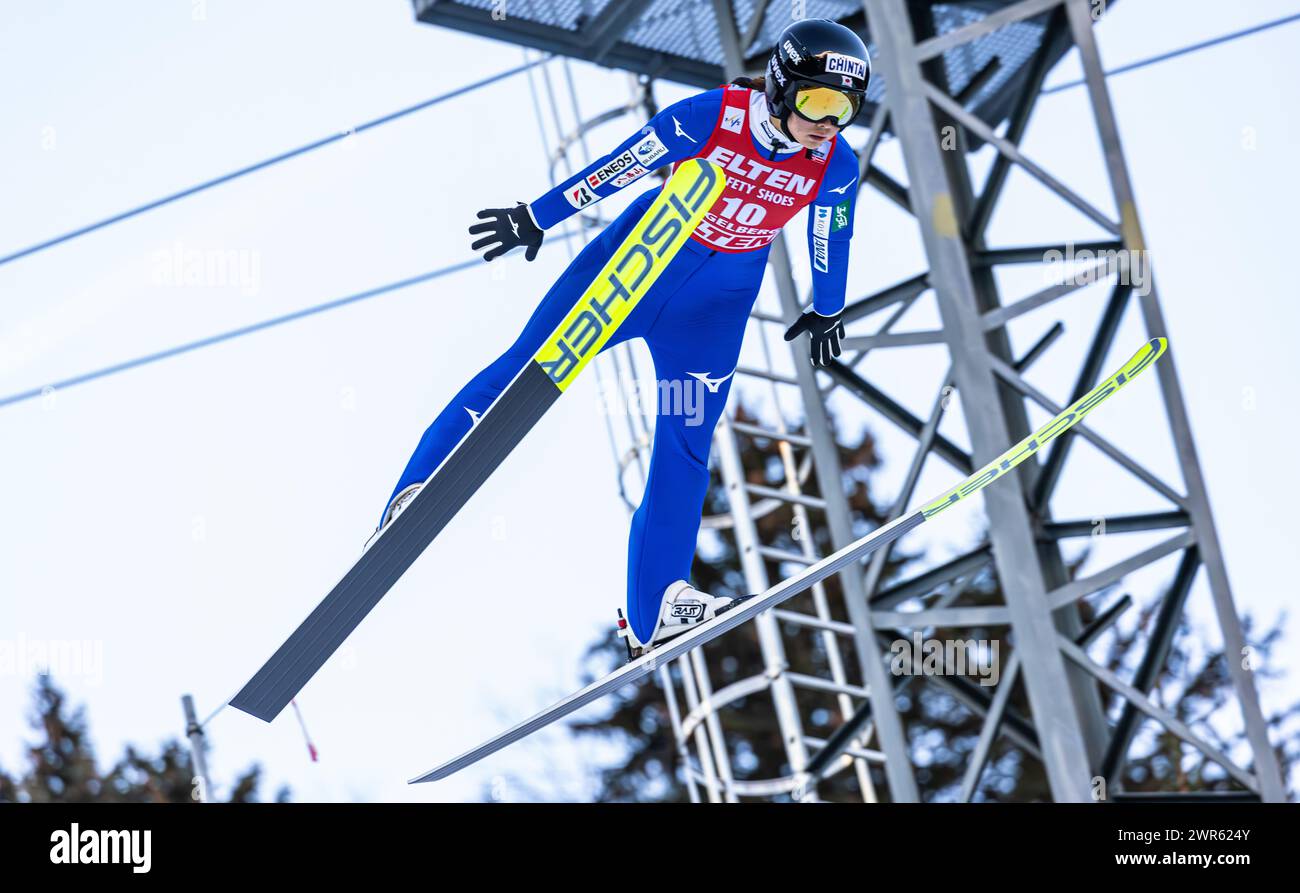 Viessmann Skispringen Weltcup Engelberg, Frauen: Die japanische ...