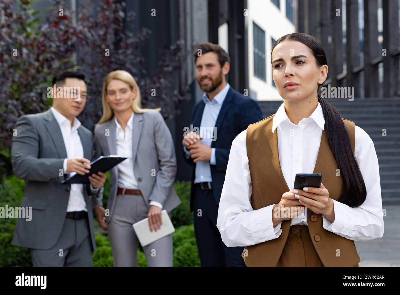 Phone bullying group men hi-res stock photography and images - Alamy