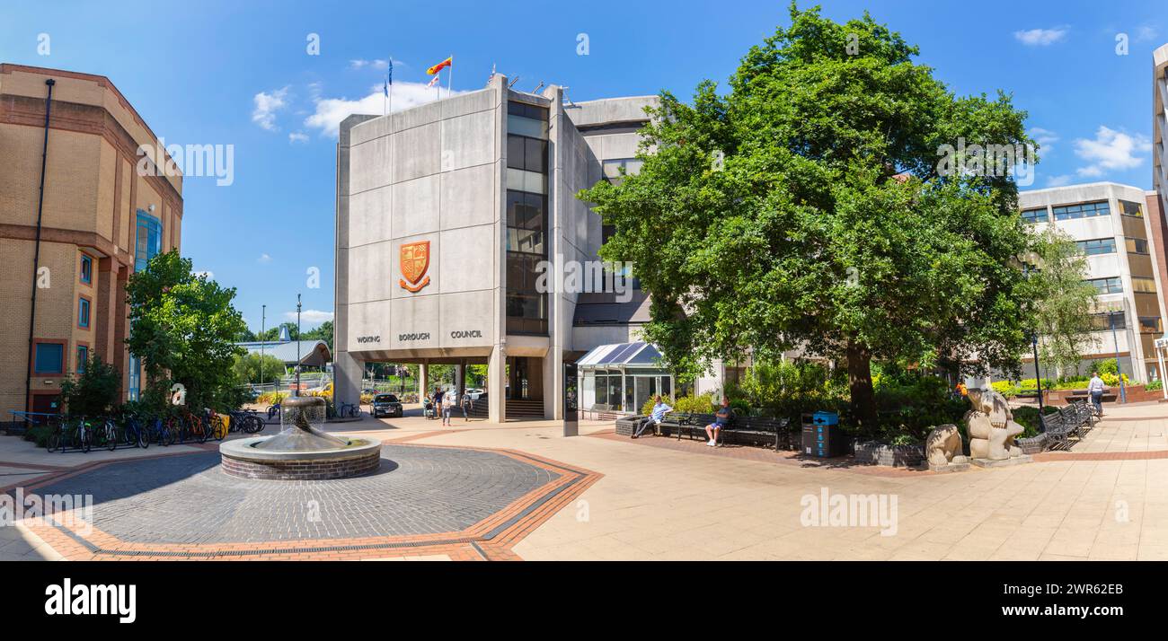 Modern civic offices of insolvent local authority issued with a section ...