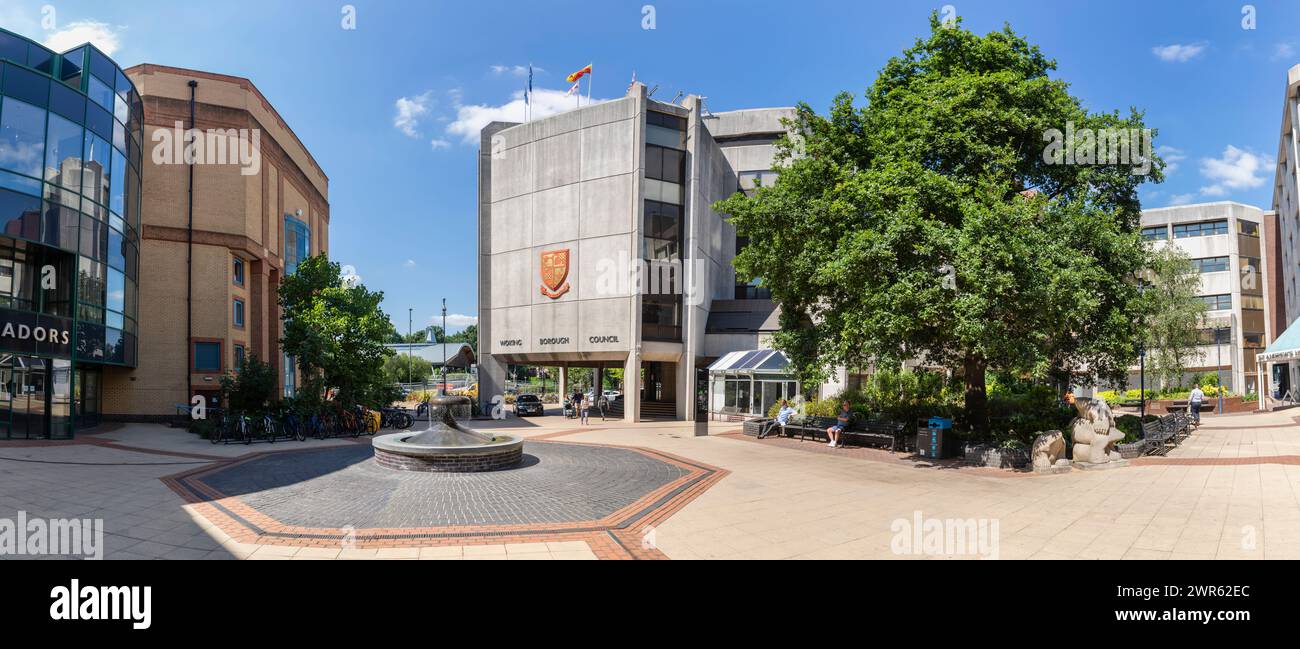 Modern civic offices of insolvent local authority issued with a section ...