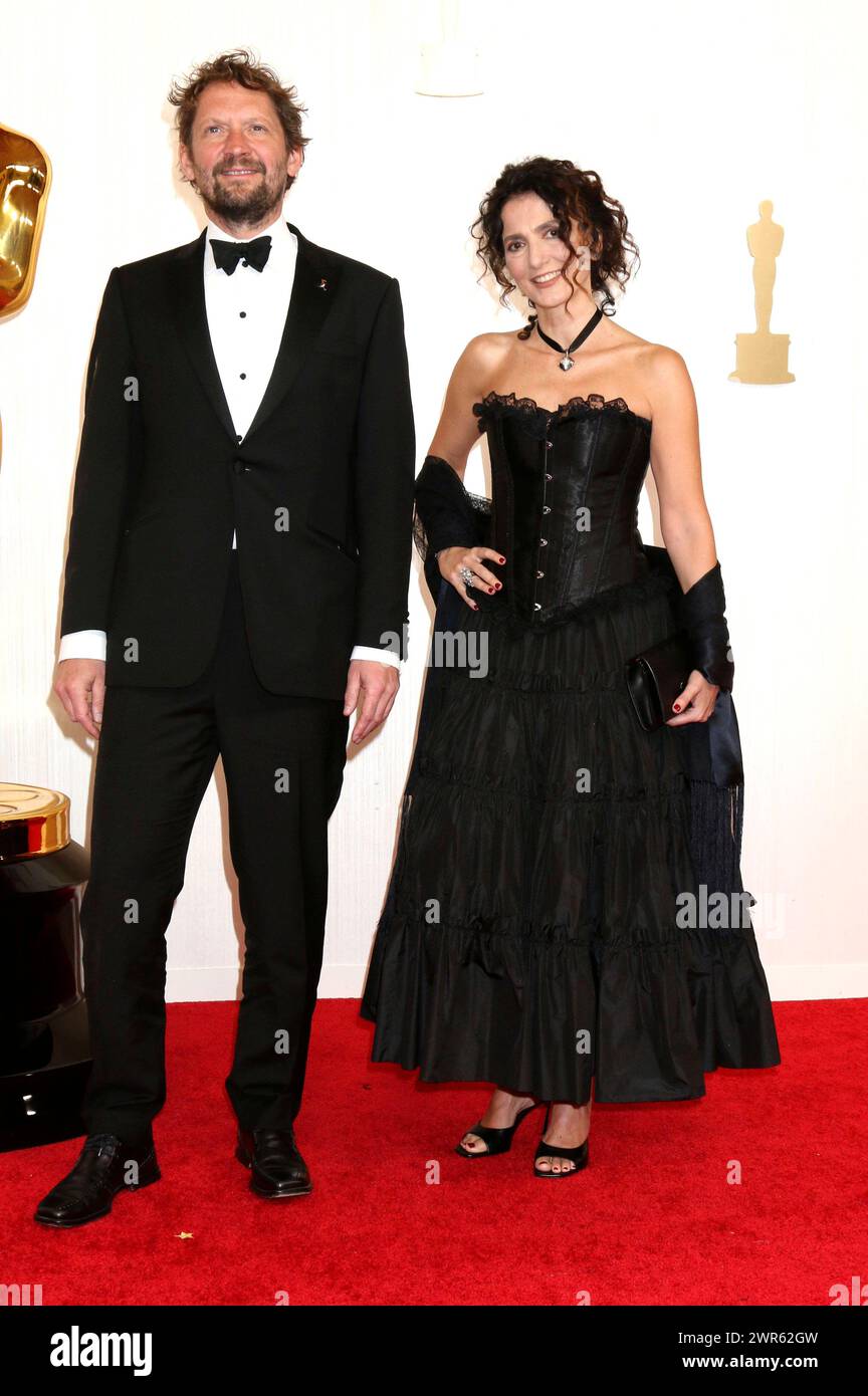 Daniel Lupi mit Begleitung mit Begleitung bei der Oscar Verleihung 2024 ...