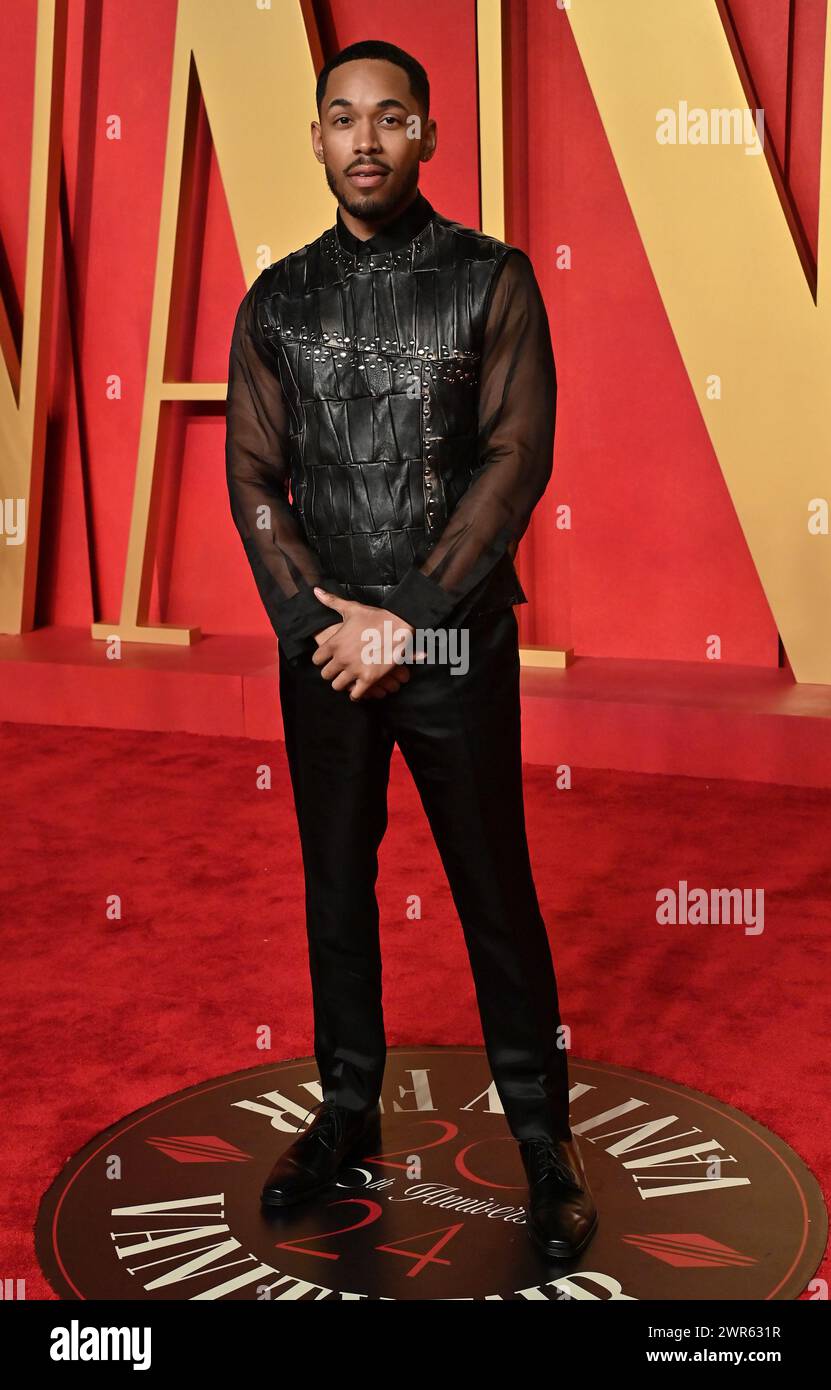 Beverly Hills, USA. 10th Mar, 2024. Kelvin Harrison Jr. arriving at the ...