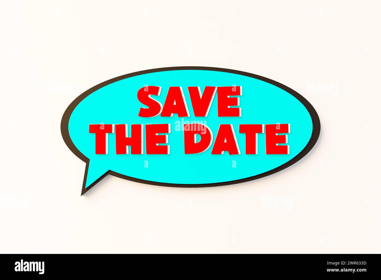 Save the date cartoon hi-res stock photography and images - Alamy