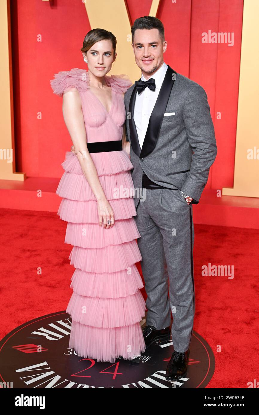 Los Angeles, USA. March 10th, 2024. Alison Williams and Alexander ...