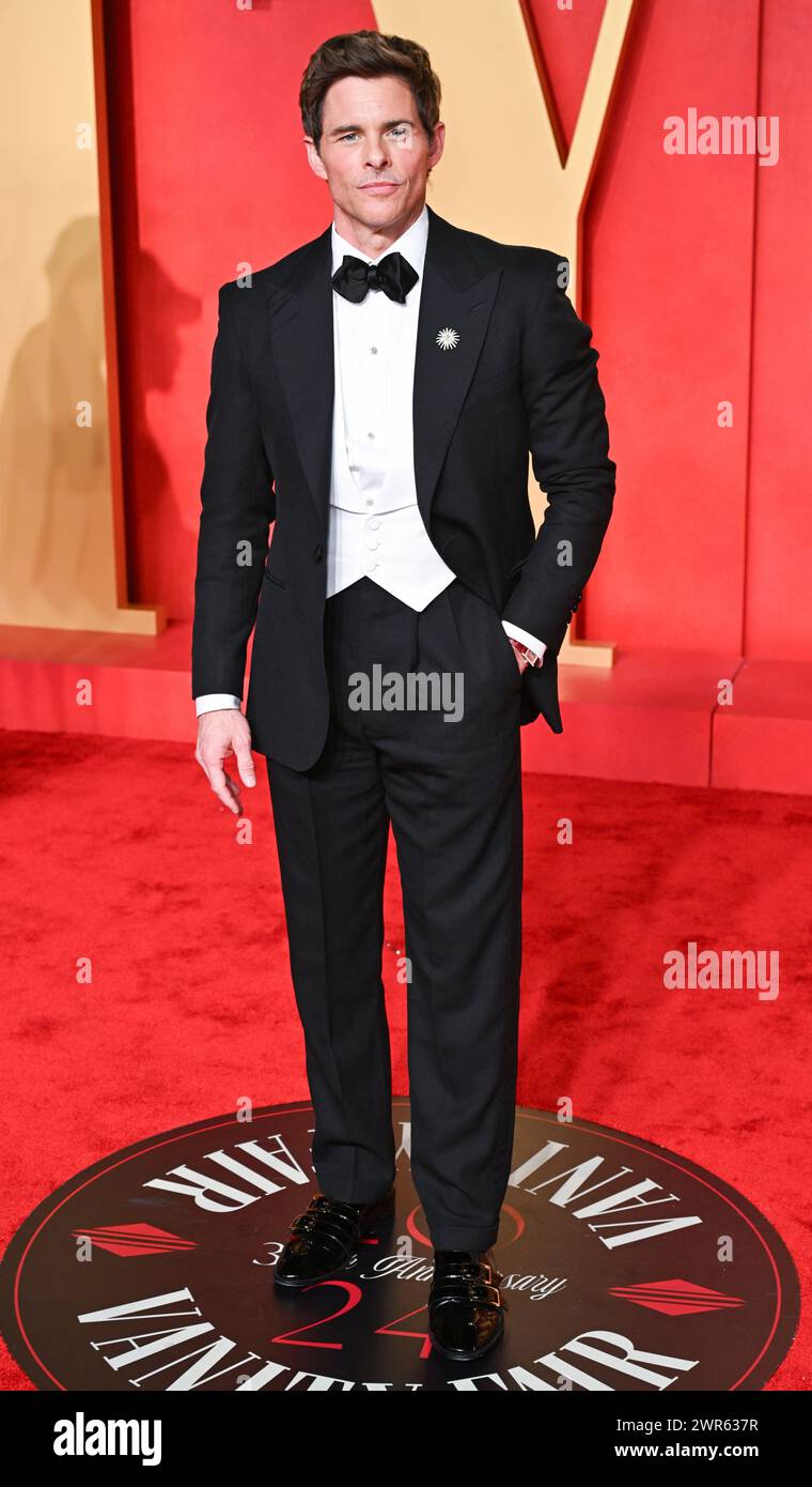 Los Angeles, USA. March 10th, 2024. James Marsden arriving at the ...