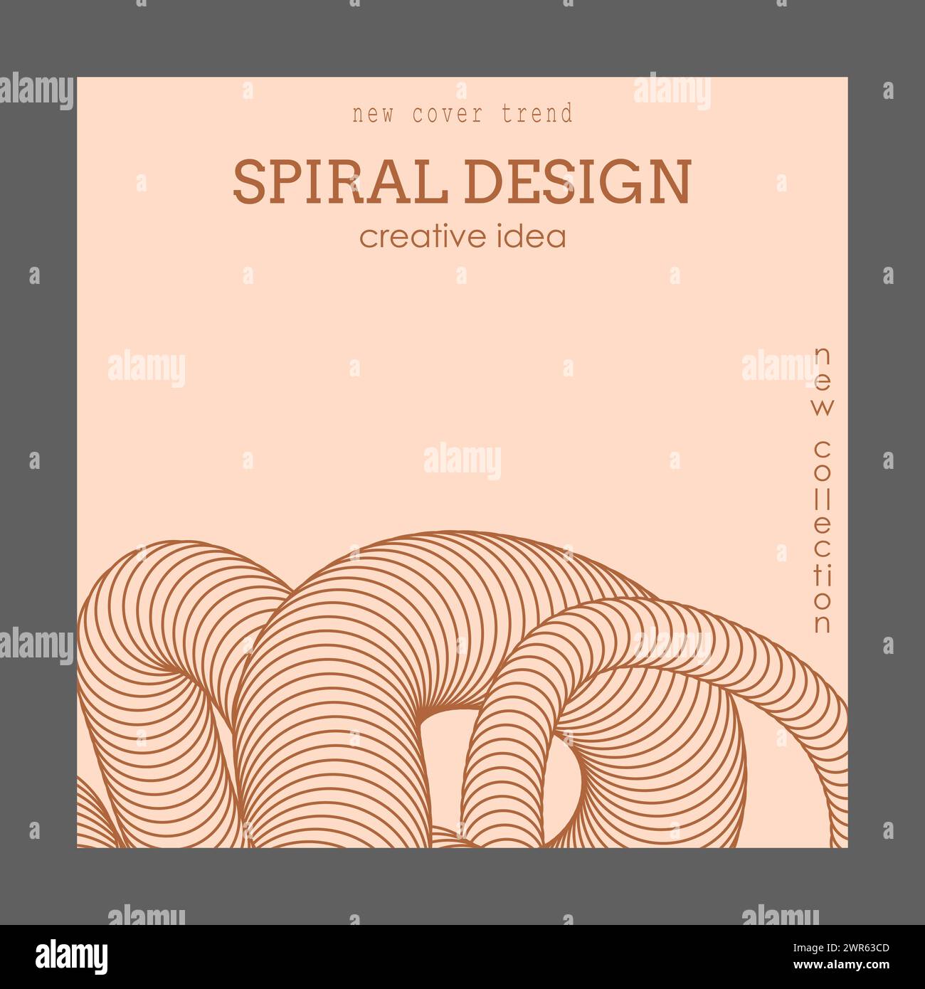 Three-dimensional spiral effect. The dynamic shape of the parallel ...