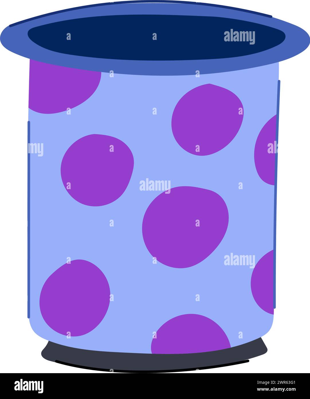 box pencil holder cartoon vector illustration Stock Vector Image & Art ...