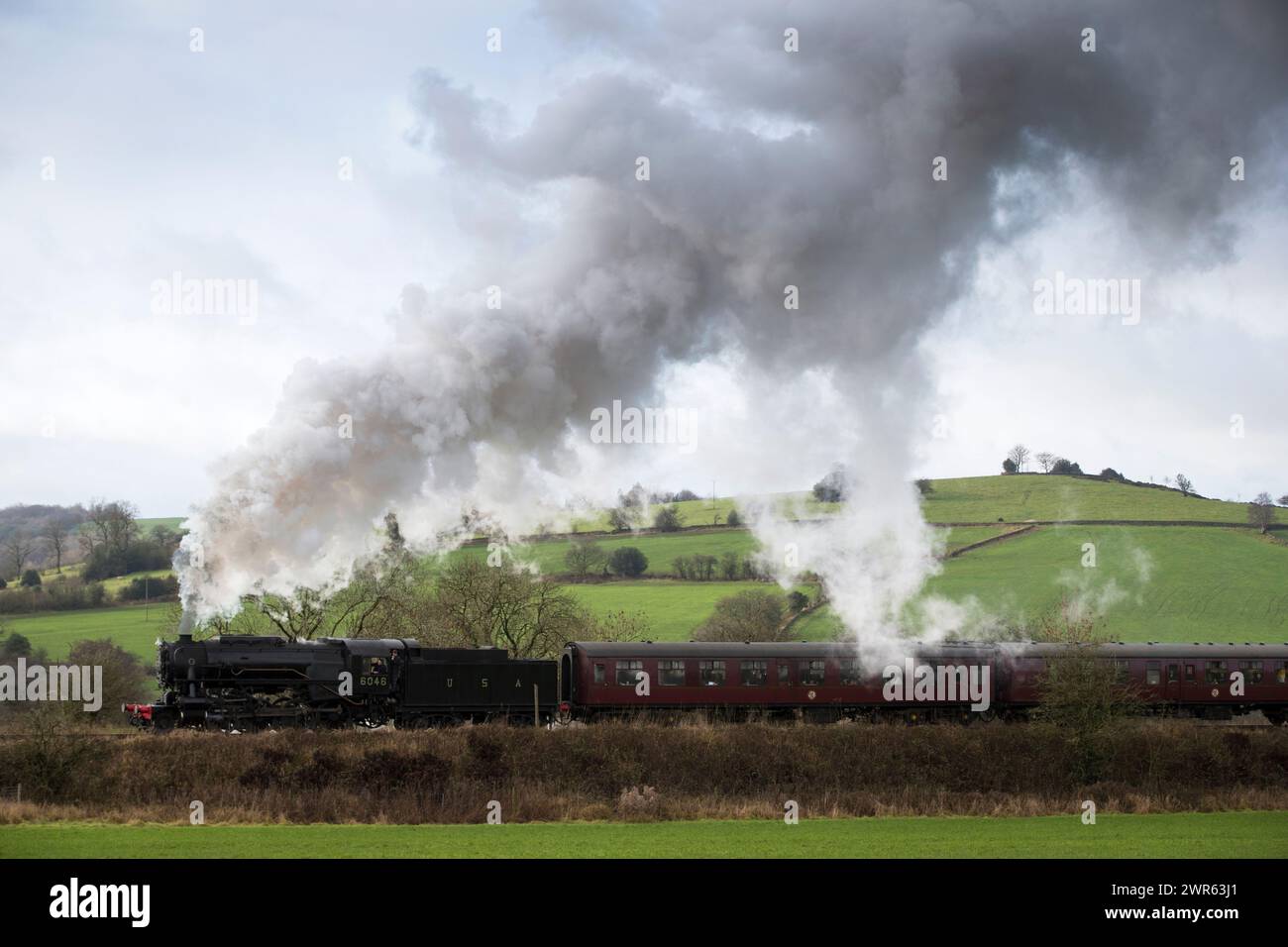 01/01/19 The first steam train of 2019 makes its way up the steep ...