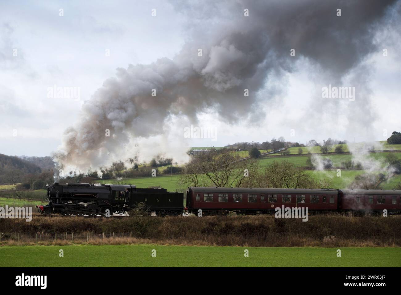 01/01/19 The first steam train of 2019 makes its way up the steep ...