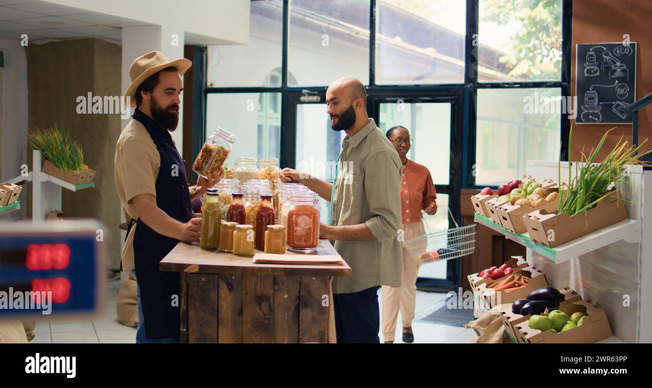 Founder of organic bio supermarket opens reusable packaging with bulk ...
