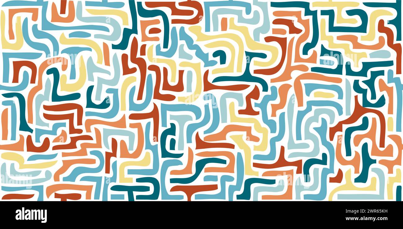 Abstract seamless pattern of horizontal and vertical lines. imitation ...