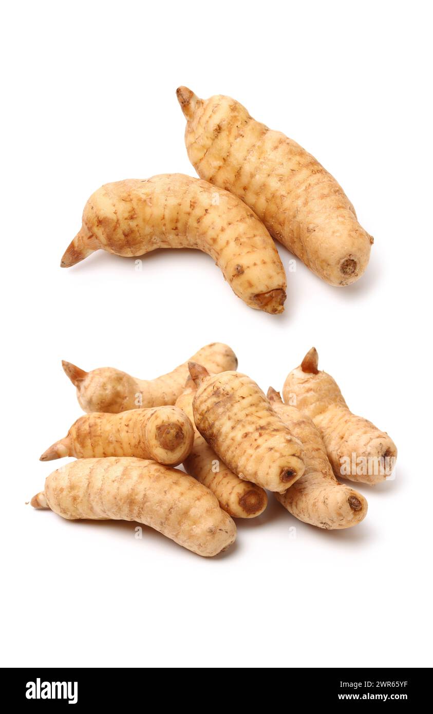 Fresh Gastrodia elata blume on white background Stock Photo - Alamy