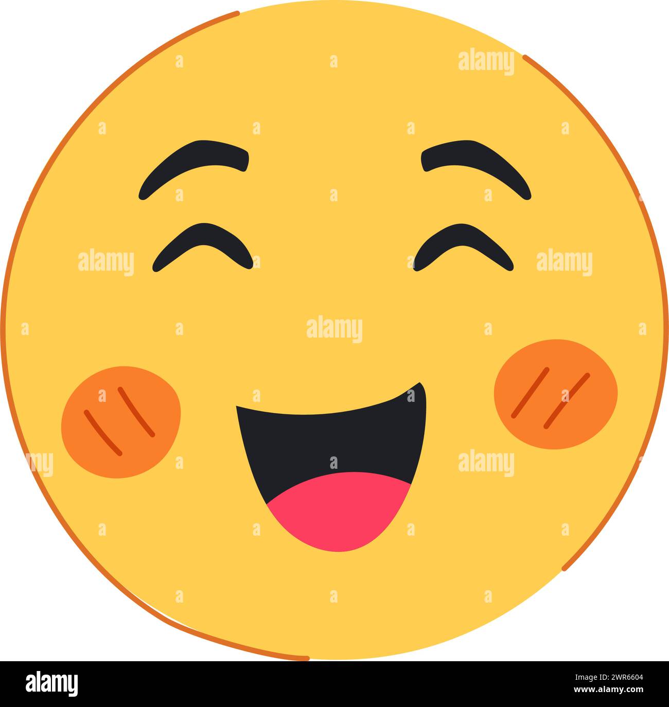 face smiley cartoon vector illustration Stock Vector Image & Art - Alamy