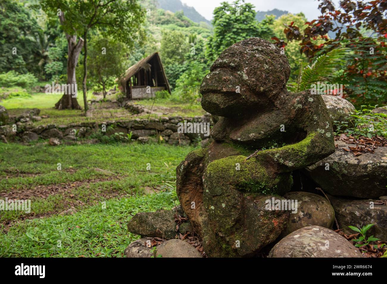 Tohua Koueva Archaeological Site Stock Photo - Alamy