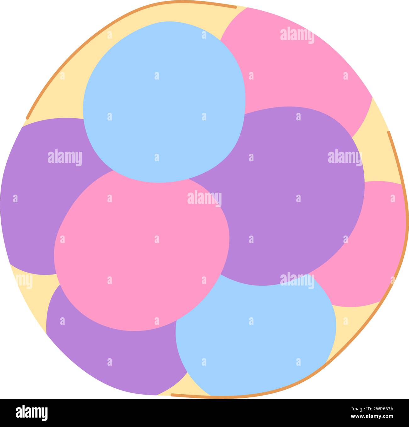 hand stress ball cartoon vector illustration Stock Vector Image & Art ...