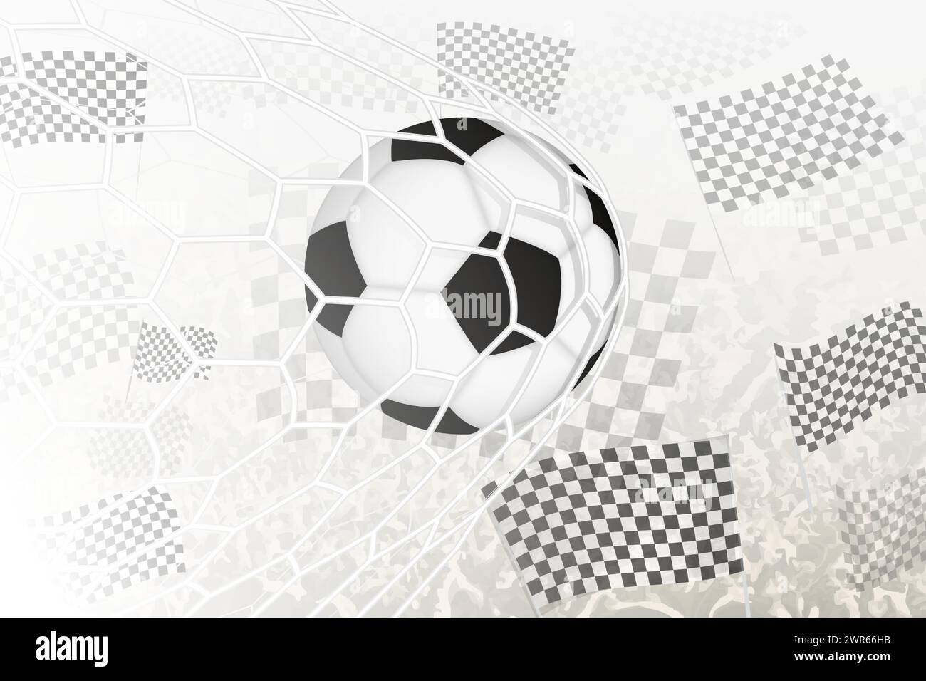 Football celebrating black and white celebration Stock Vector Images ...