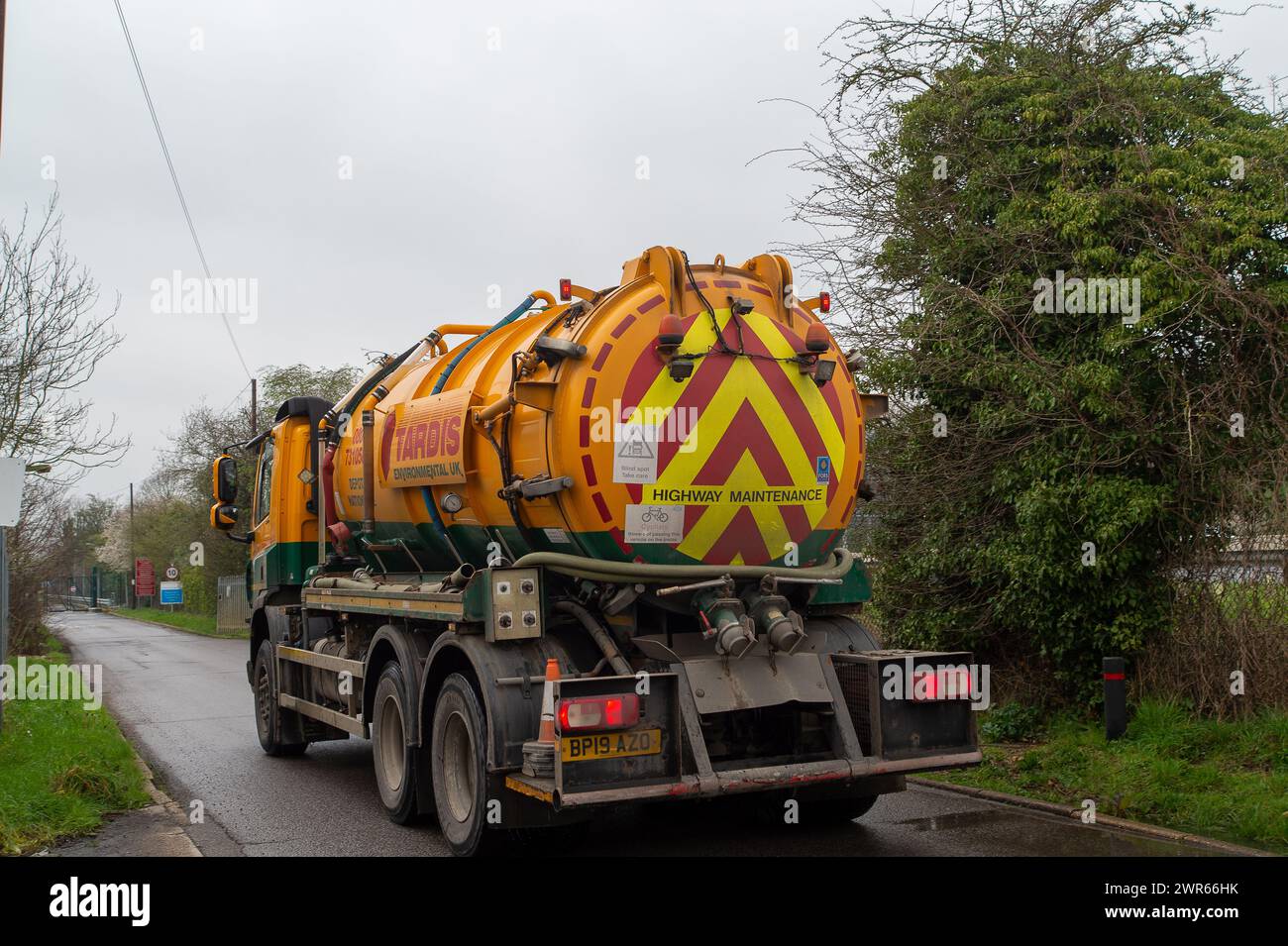 Slough, Berkshire, UK. 11th March, 2024. Thames Water are discharging ...