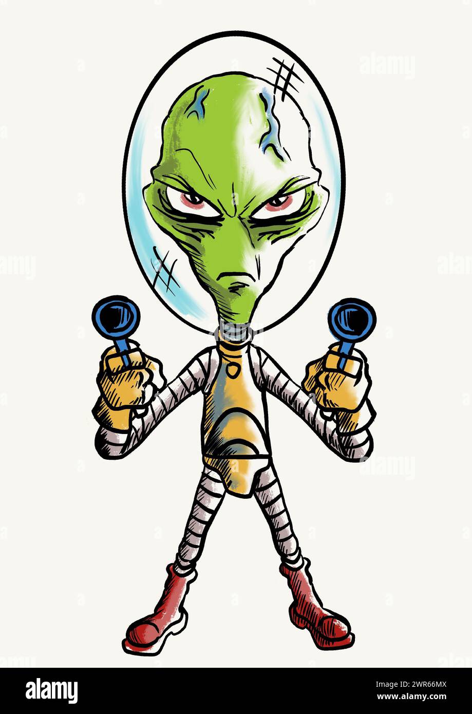 Poster design alien invasion hi-res stock photography and images - Alamy