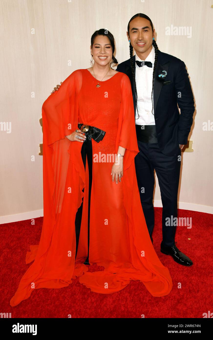 Los Angeles, Ca. 10th Mar, 2024. Cara Jade Myers and Tatanka Means at ...