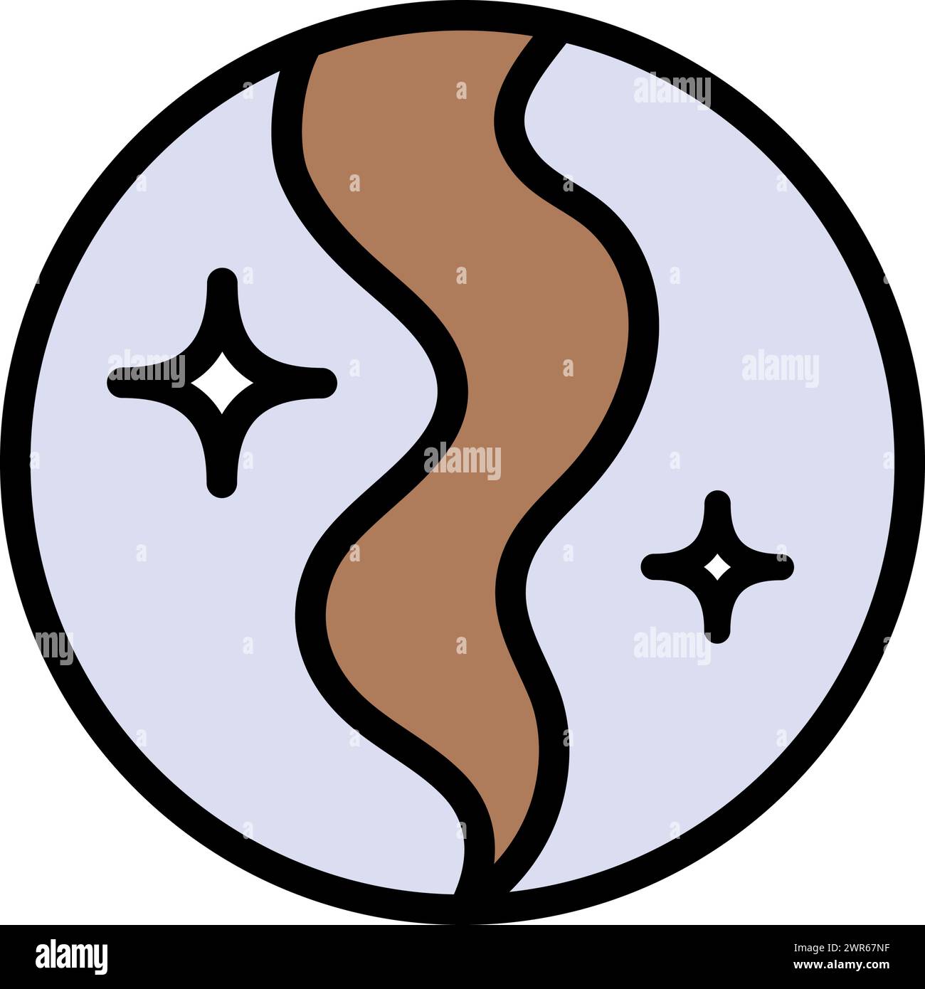 Hair Strand Shine Concept Color Icon. Glossy Hair Follicle Icon. Hair ...